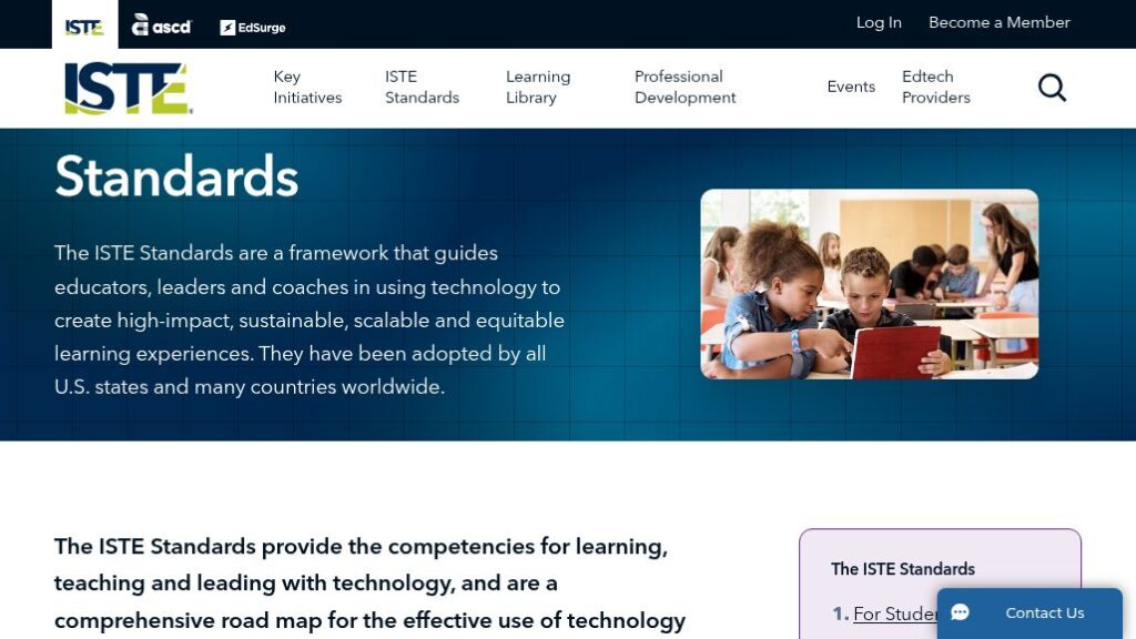 ISTE Standards – K12 Internet Resource Center