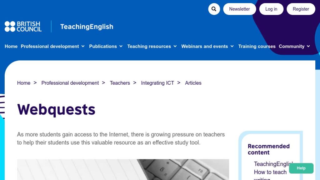 WebQuests And Scavenger Hunts – K-12 Internet Resource Center