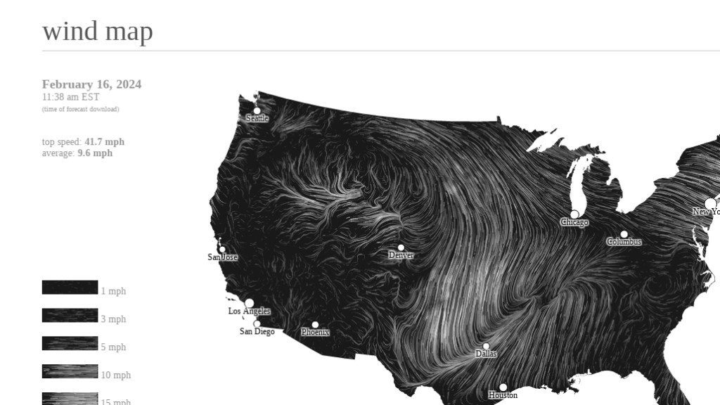 Wind Map – K-12 Internet Resource Center