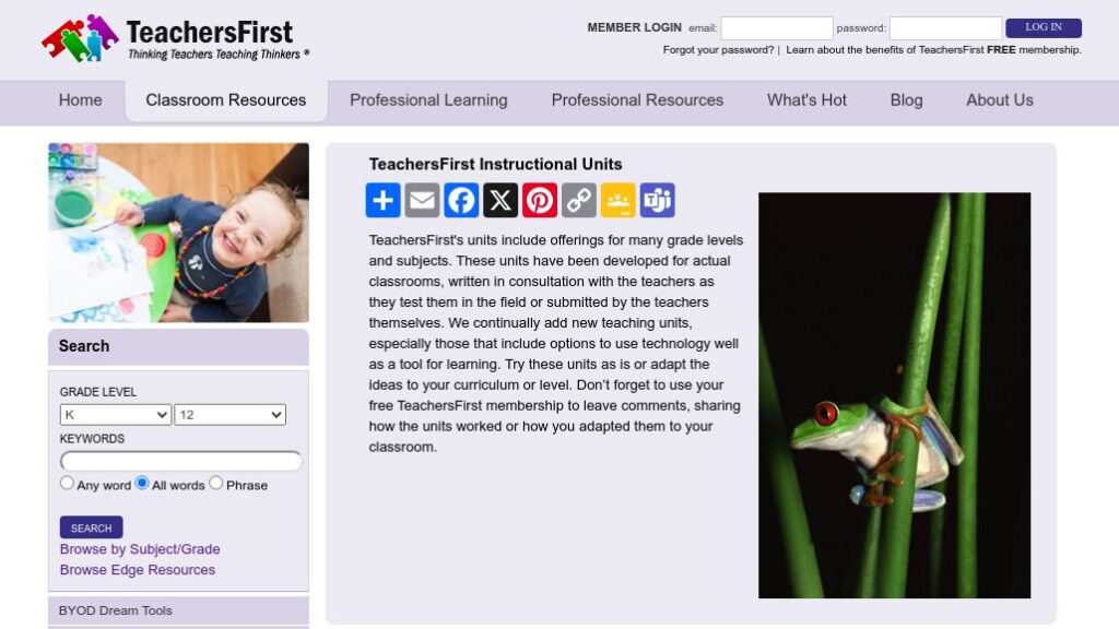 Lesson Plans – K-12 Internet Resource Center