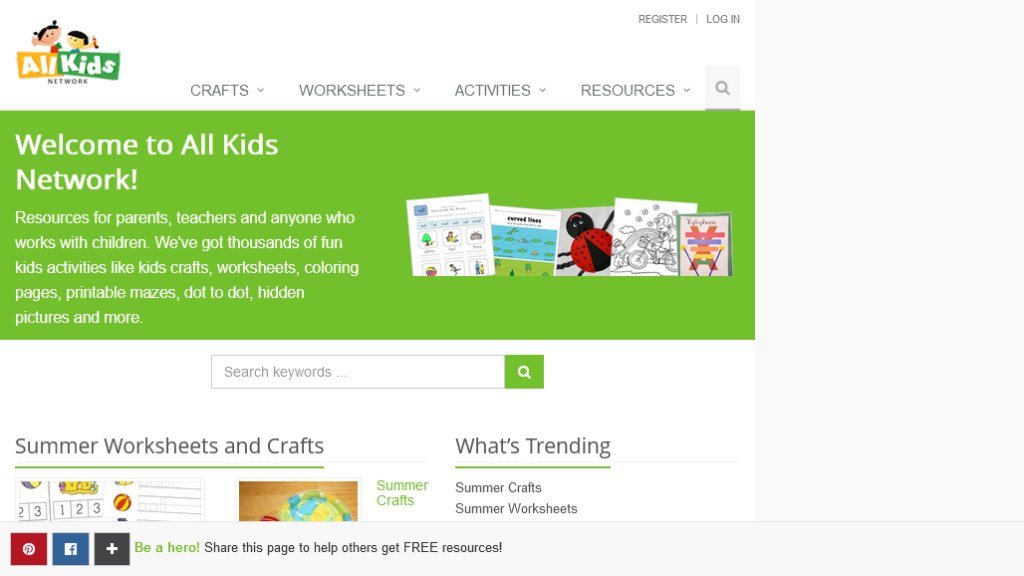 All Kids Network – K12 Internet Resource Center