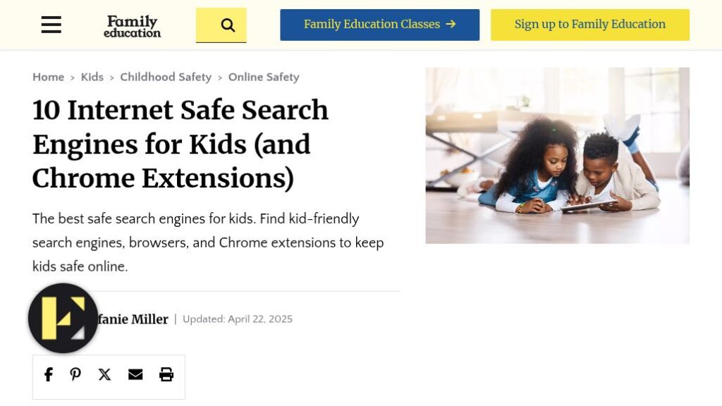 Kids Safe Search Engines – K12 Internet Resource Center