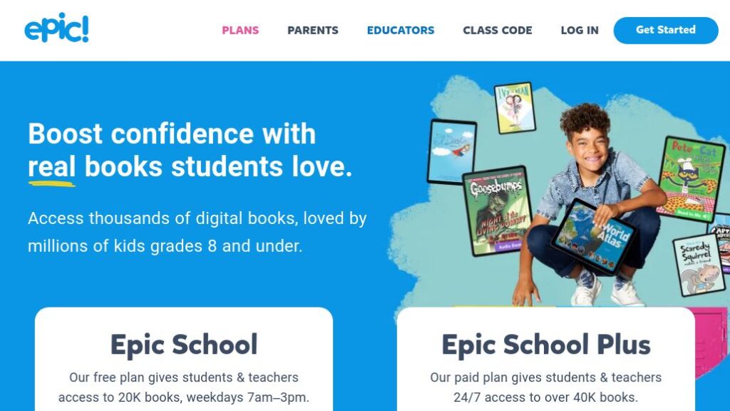 Epic! Reading Worlds Await – K12 Internet Resource Center