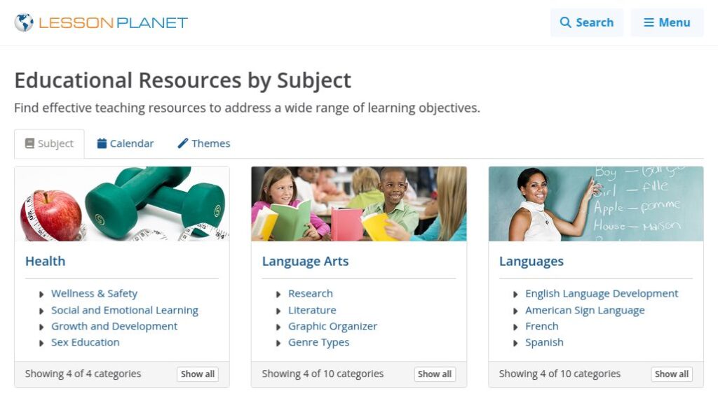 Lesson Plans – K-12 Internet Resource Center