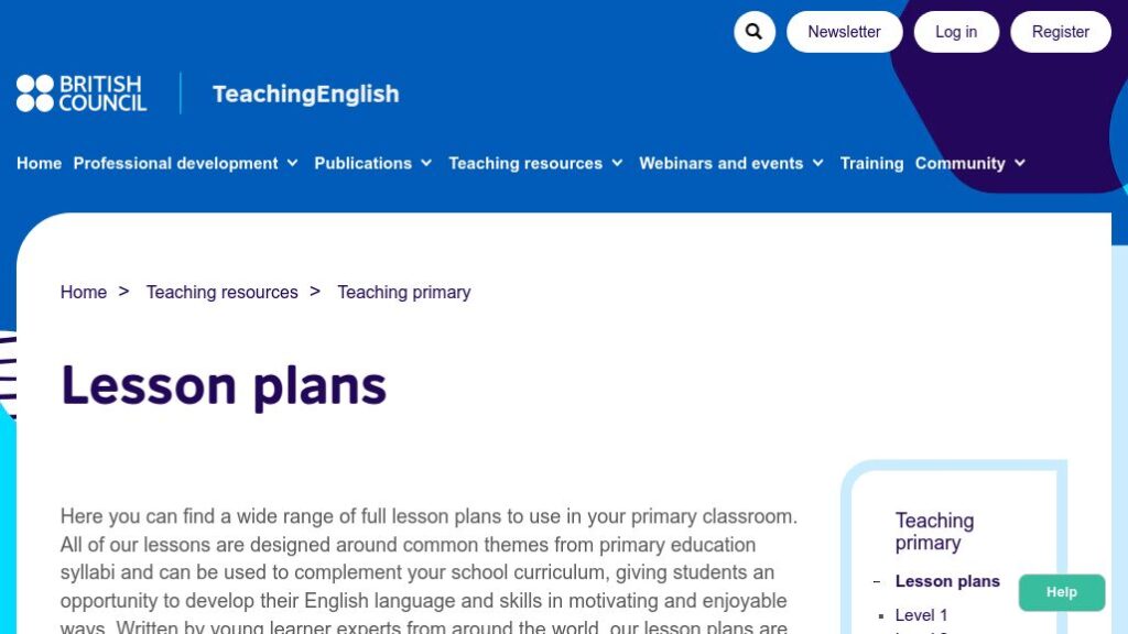English Lesson Plans – K-12 Internet Resource Center