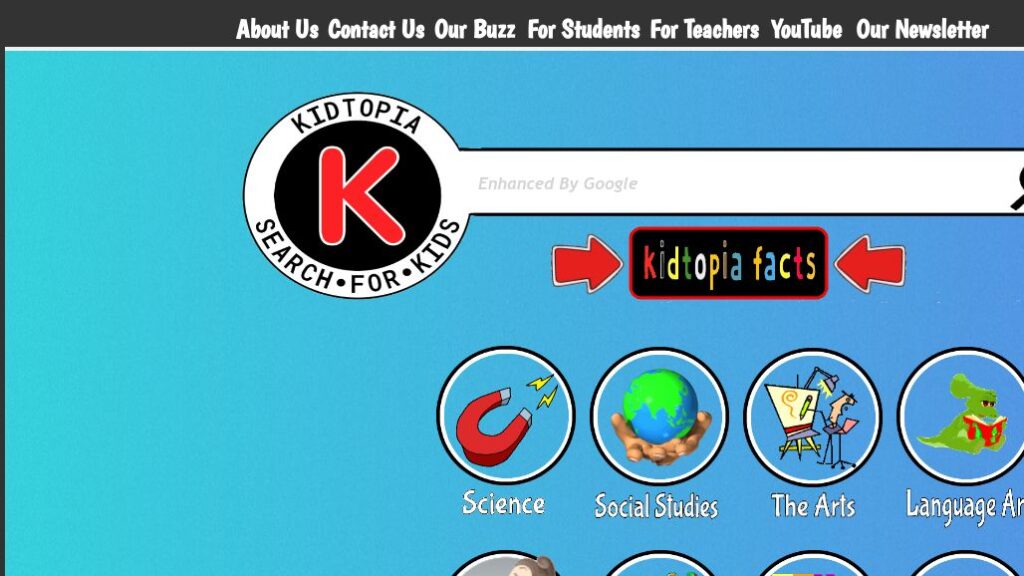 Kidtopia – K-12 Internet Resource Center