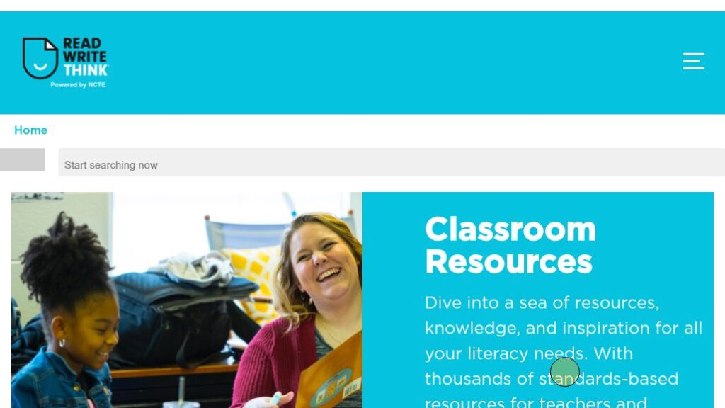 Read Write Think: Classroom Resources – K12 Internet Resource Center