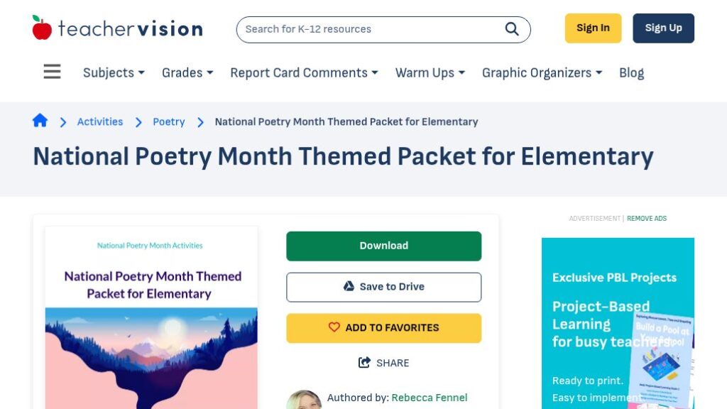 English Lesson Plans – K12 Internet Resource Center