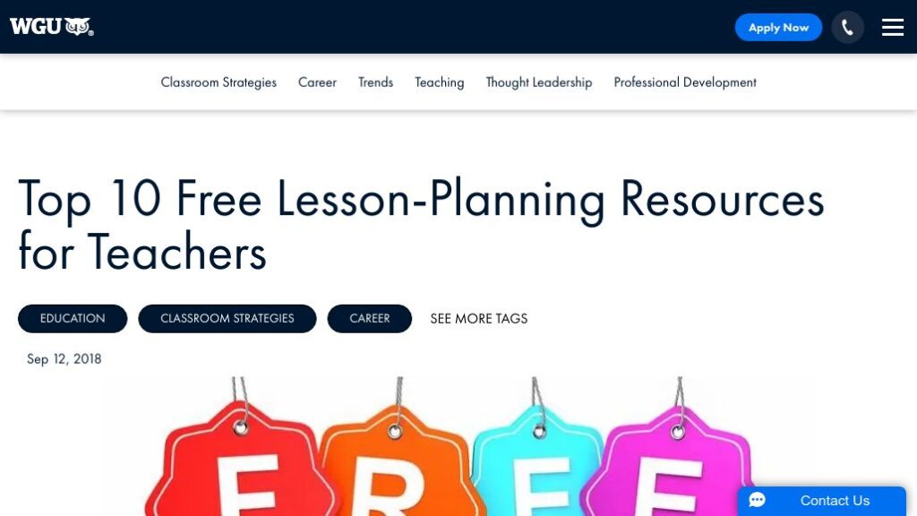 Lesson Plans – K-12 Internet Resource Center