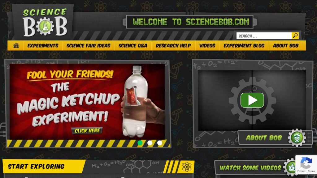 Science Bob! – K-12 Internet Resource Center