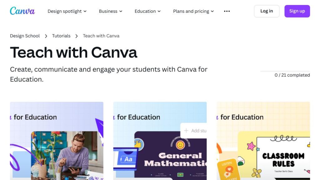 Canva for Education – K-12 Internet Resource Center