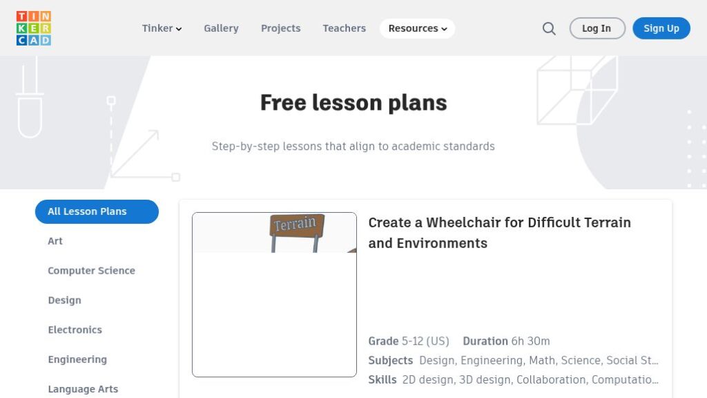 Tinkercad Lesson Plans – K12 Internet Resource Center