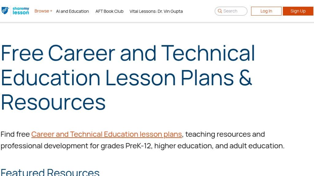 Free Career and Technical Education Lesson Plans & Resources – K-12 ...