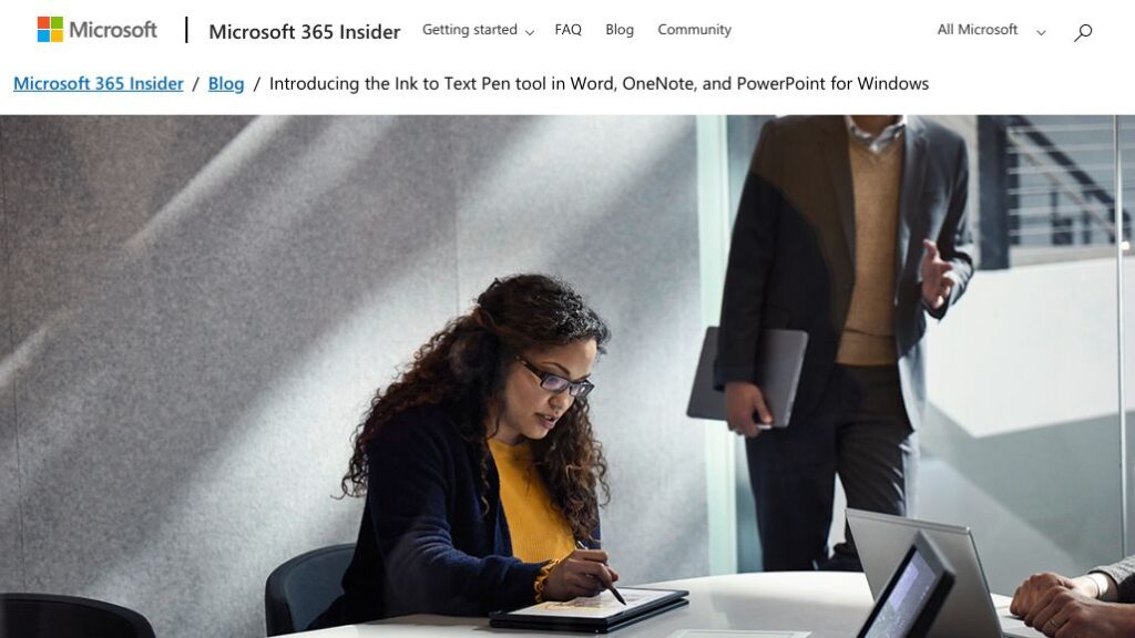 Introducing the Ink to Text Pen tool in Word, OneNote, and PowerPoint ...