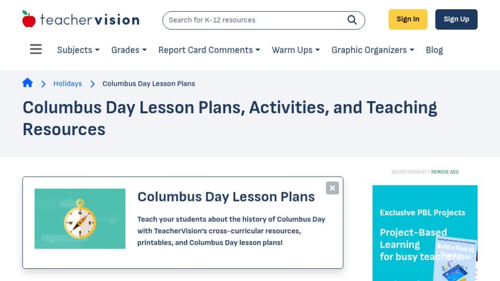 Columbus Day Lesson Plans, Activities, and Teaching Resources – K12 ...